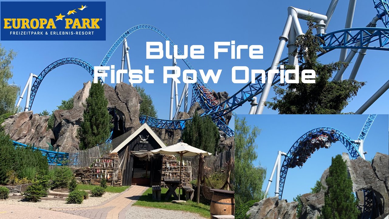 Blue Fire First Row Onride im Europa Park - YouTube