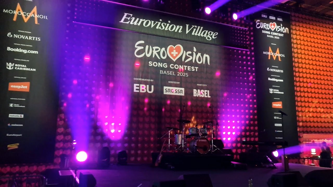 Inside Eurovision 2025 Village in Basel 🇨🇭 | First Day Vibes + Streets ...