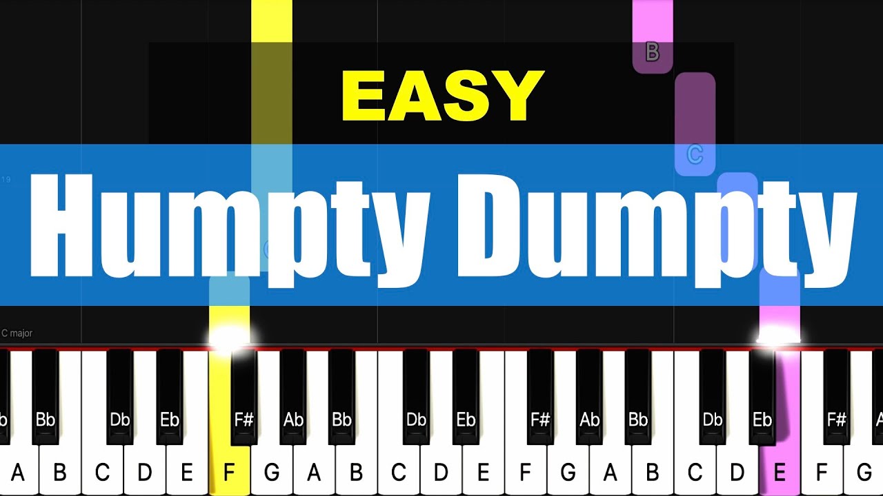 [Piano Tutorial] Humpty Dumpty - EASY - YouTube