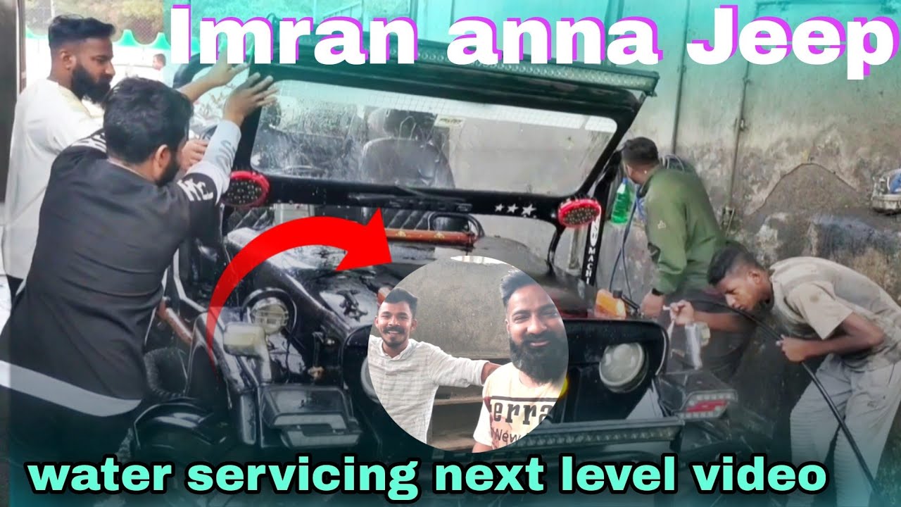 pareshan boys imran anna || Jeep wheel special water servicing|| next ...