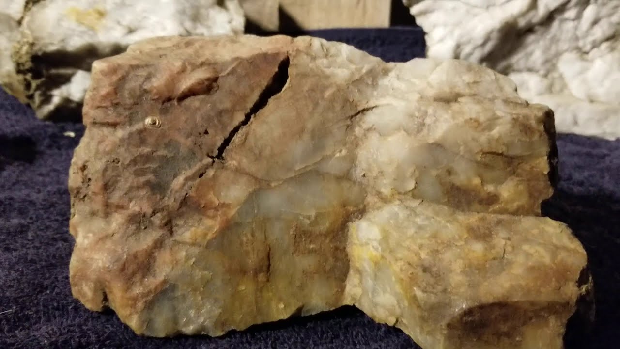 Rare crystal, Buffalo with strange golden eye. Paleo Mountain. - YouTube