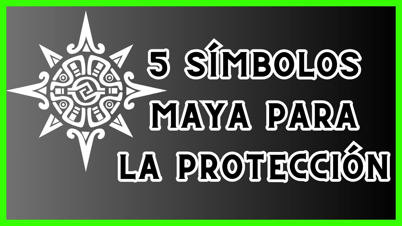⩥ 5 Símbolos MAYA que te PROTEGERÁN de TODO Mal 🛡️ - YouTube