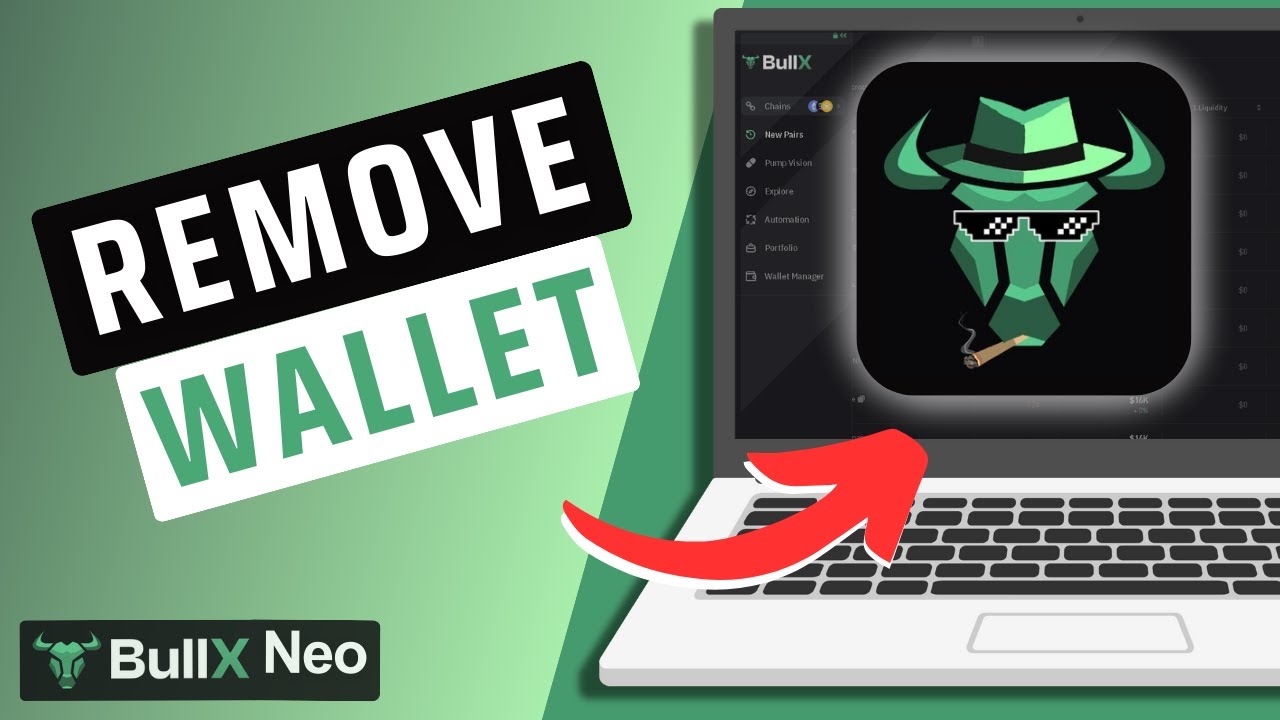 How To Remove A Wallet From BullX NEO- Delete Connected Wallet - YouTube