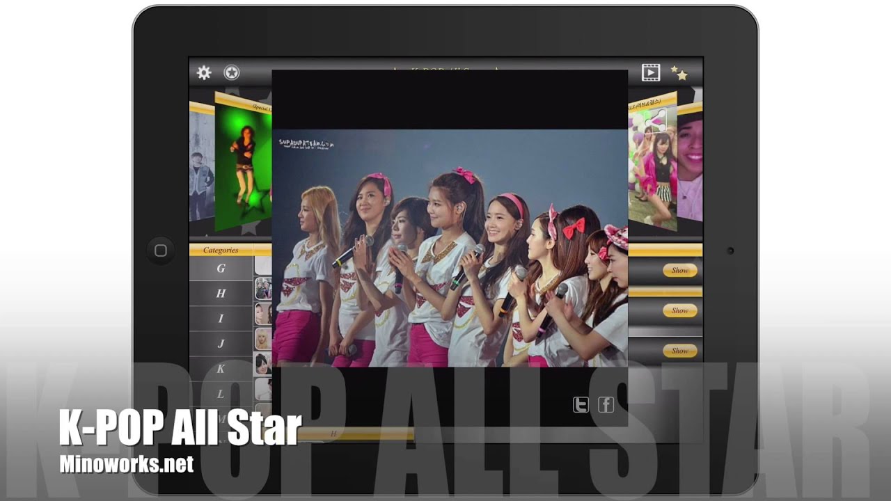 K POP All Star for iPad - YouTube