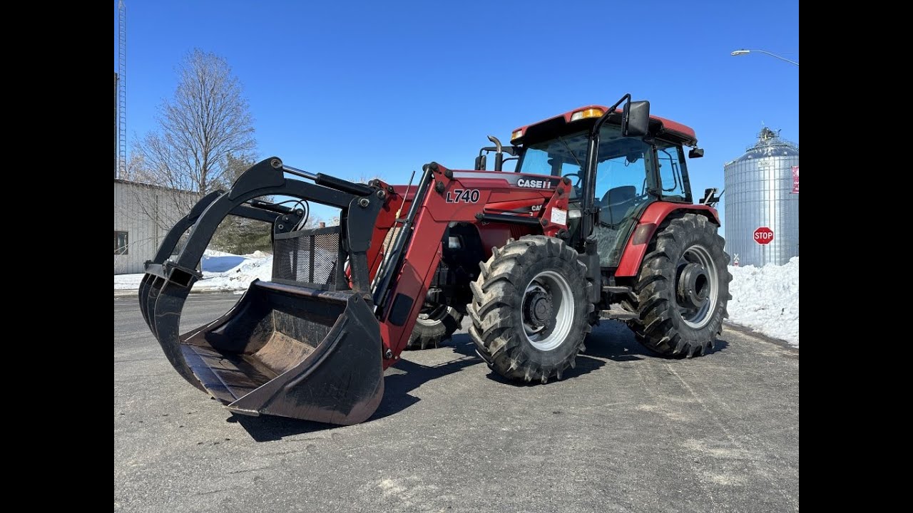 Case IH 105U MFWD Tractor, 4,503 Hours, with Case L740 Loader, Joystick ...