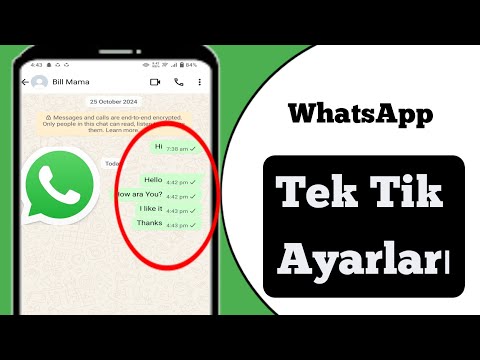 WhatsApp Tek Tık Ayarları 2025 || WhatsApp Çift Tık Yok Ayarları || WhatsApp Çift Tık'ı Gizle