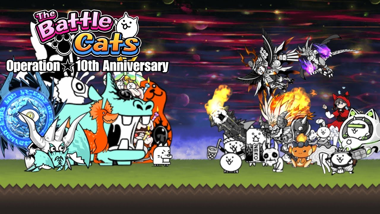Battle Cats - Operation☆10th Anniversary - YouTube