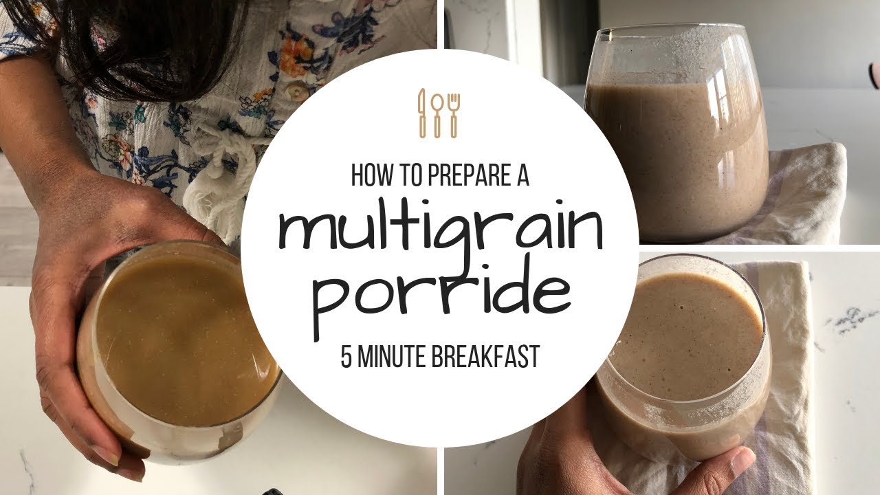 Natural Indian Energy Drink ☕️ | Multigrain Porridge Two Ways - YouTube