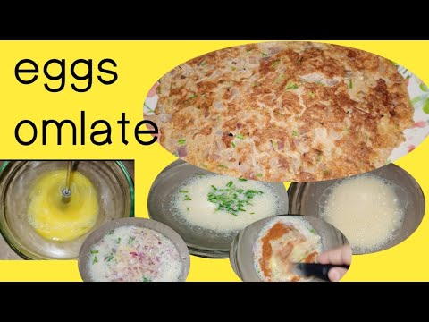 how to make eggs omlate by Baloch ki duniya recipe 😋 bilkol easy recipe ...