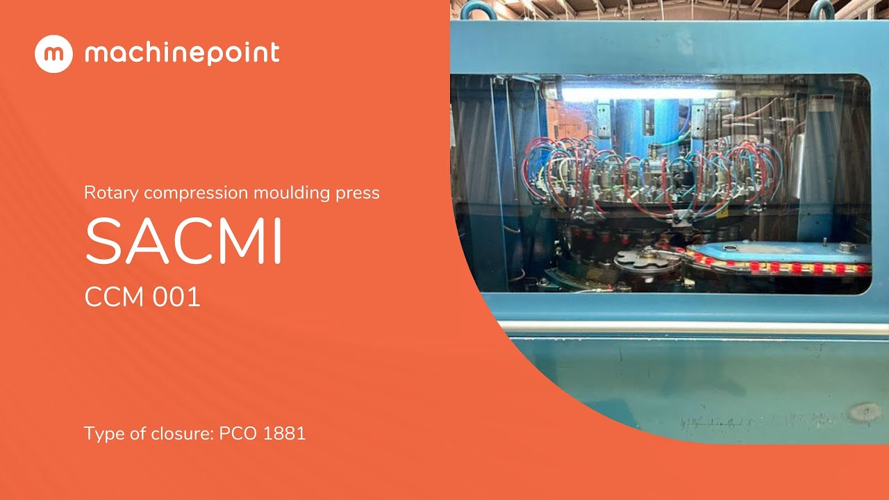 SACMI CCM 001 Rotary compression moulding press | SACMI Machines - YouTube
