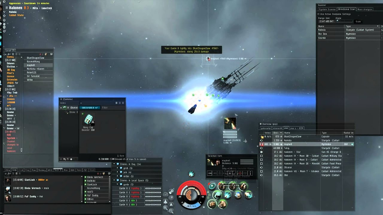 Hull-Tank-Dominix vs 2 Myrmidons - YouTube
