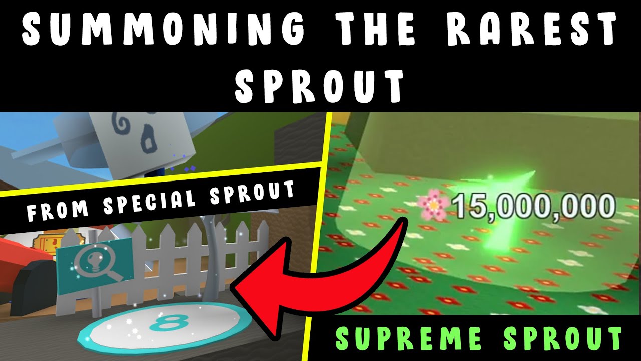 Summoning the RAREST SPROUT 'Supreme Sprout' by Planting 1 Daily ...