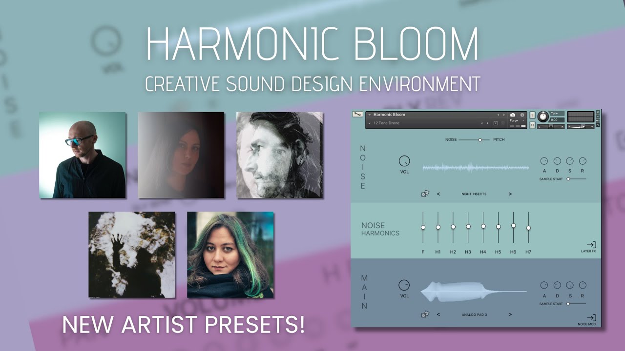 Harmonic Bloom Sound Design Tool For Kontakt - More Presets Added! - YouTube