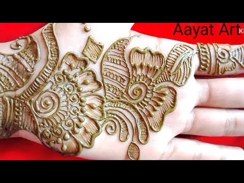🫡Easy arabic mehadi design l New Stylish mehadi design l mehadi ka ...