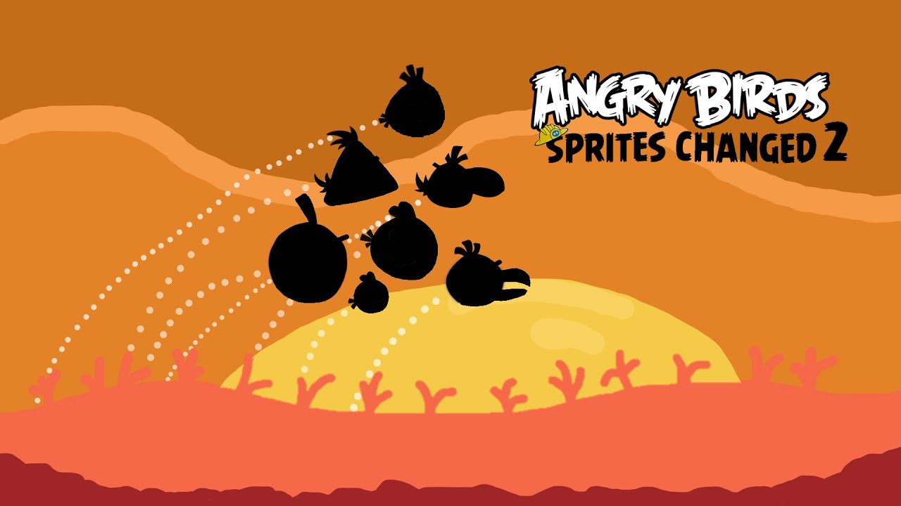Angry Birds Sprites Changed Patch by Galactuz Gameplay - YouTube