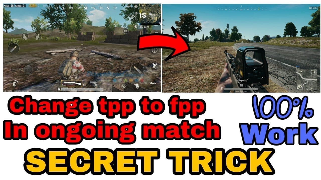 Change tpp to fpp in ongoing match in PUBG MOBILE ...100% work - YouTube