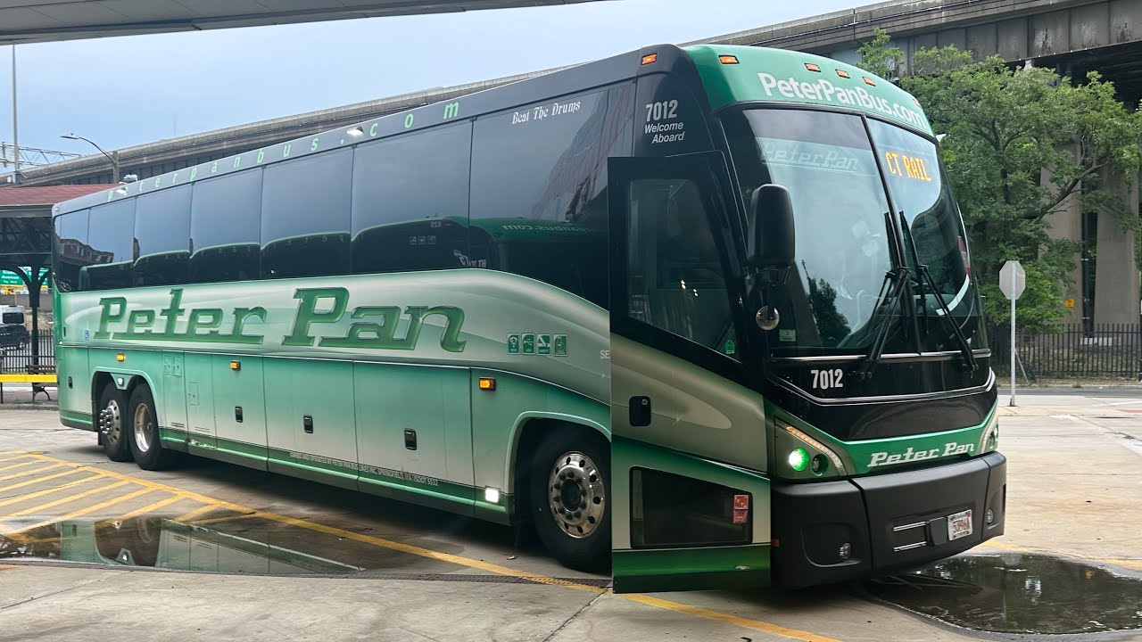Peter Pan 2018 Motor Coach Industries J4500 #7012 Ride on CTrail ...