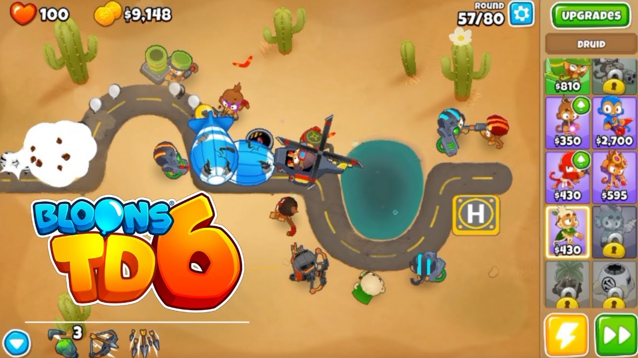 Playing Bloons TD 6 NETFLIX First time | Stages are getting harder ...