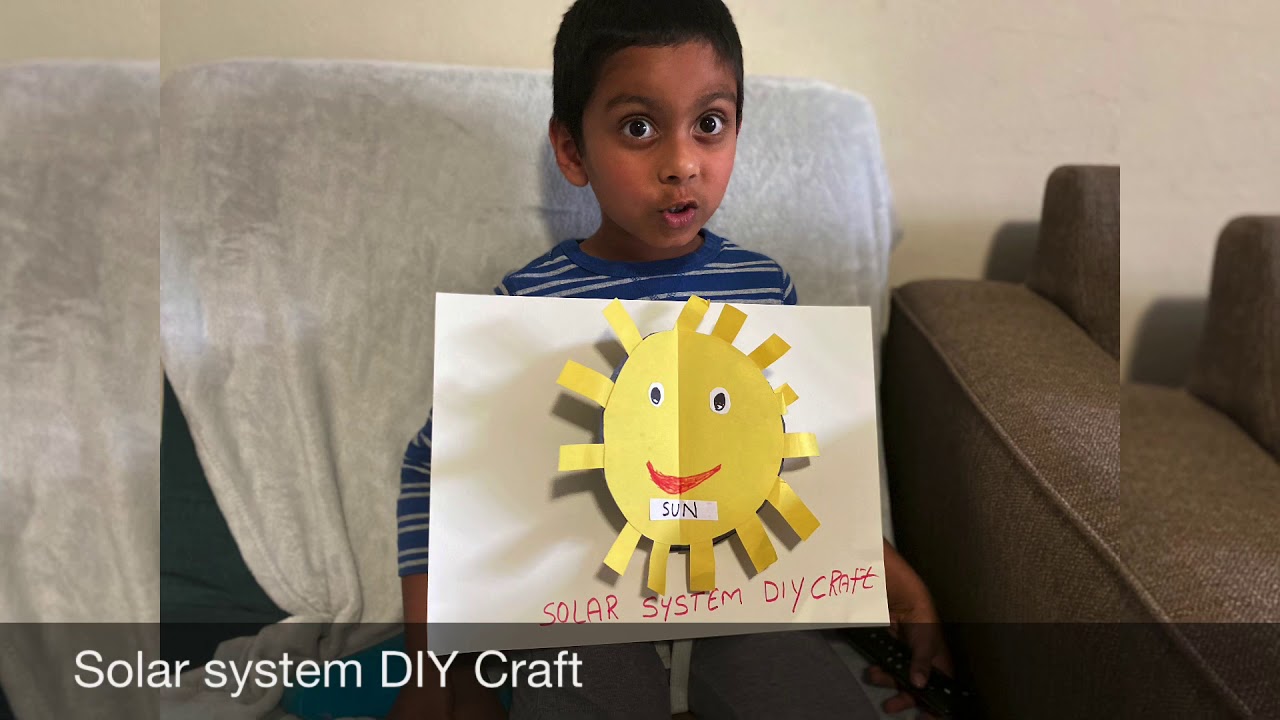 Solar system DIY art craft - YouTube