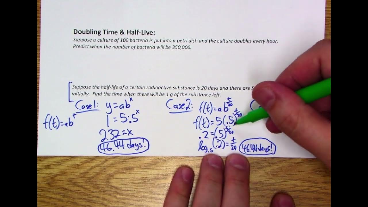 Exponential & Logistic Modeling - YouTube