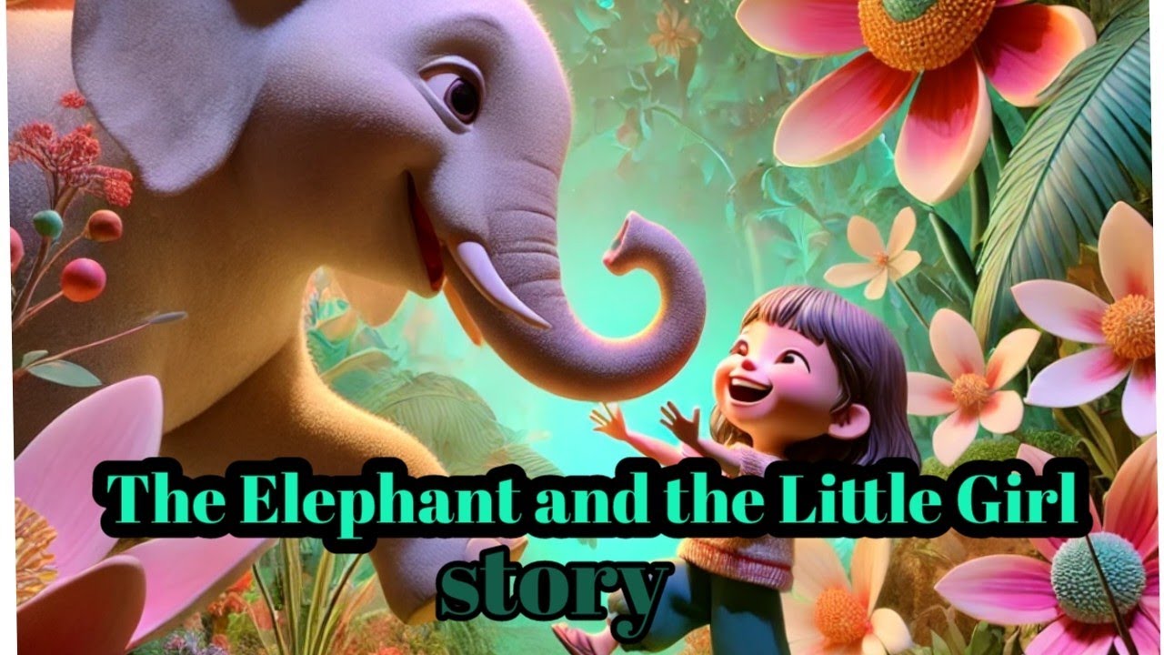 THE ELEPHANT AND THE LITTLE GIRL STORY / story for kids/ moral story ...
