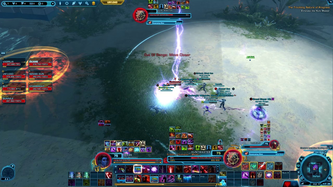 SWTOR 8M HM Dxun - Huntmaster Meme Run - YouTube