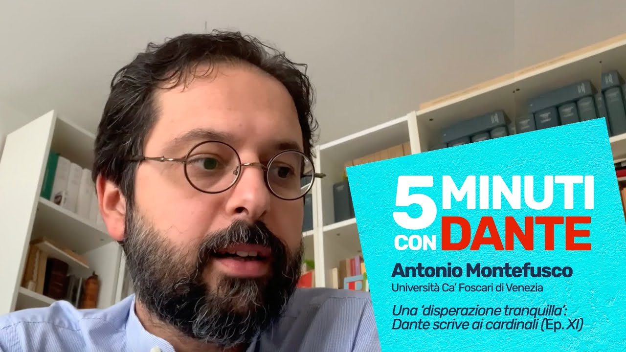 5 minuti con Dante - Antonio Montefusco, "Una 'disperazione tranquilla ...