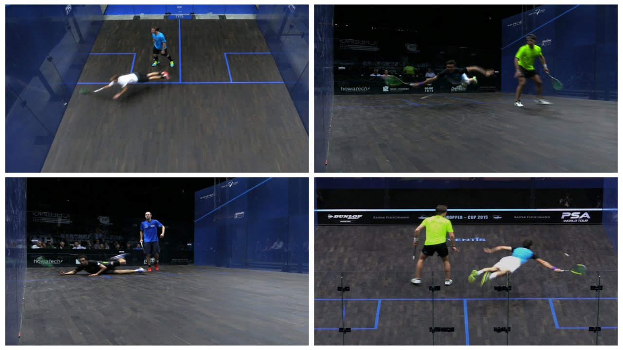 Squash: Grasshopper Cup 2015 : Dives Compilation - YouTube