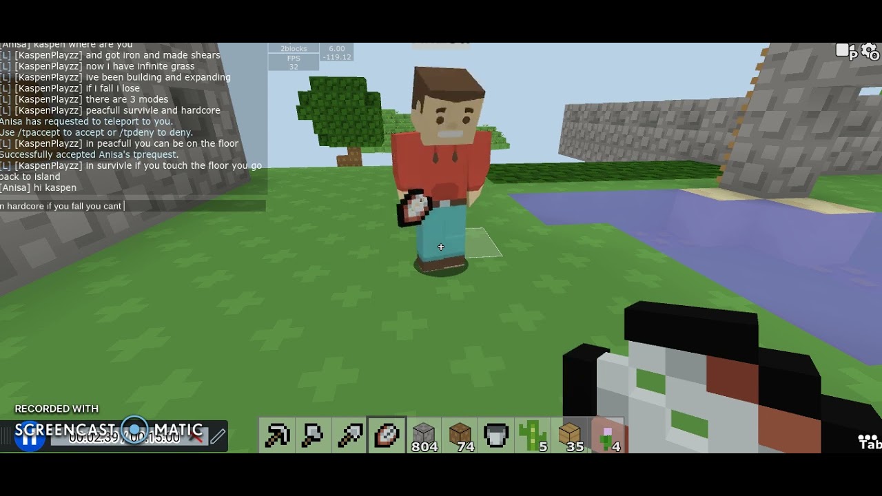 Bloxd.io my new skyblock world - YouTube