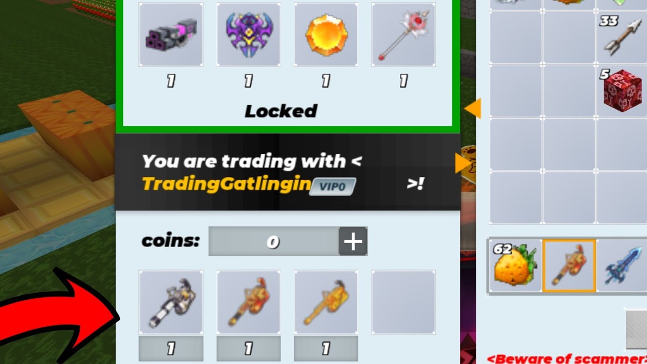 Trading All GATLING GUN in SkyBlock! (Blockman Go) - YouTube