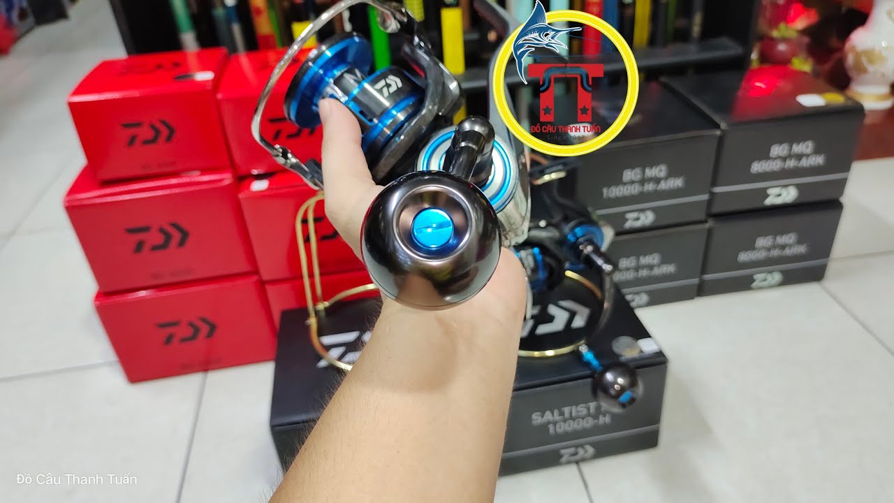 Siêu Phẩm Daiwa Saltist MQ 6000 8000 10000 H Đã Cập Bến - YouTube
