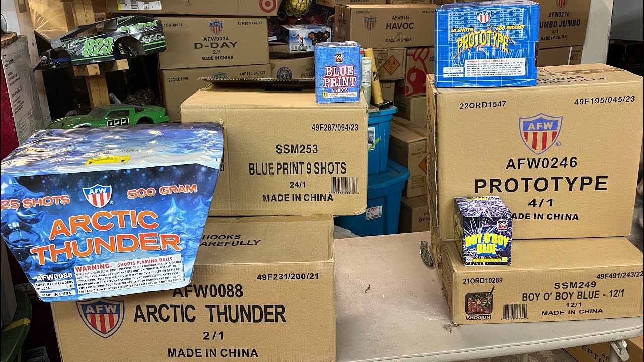 ANOTHER MASSIVE 2024 Fireworks Stash Update - YouTube