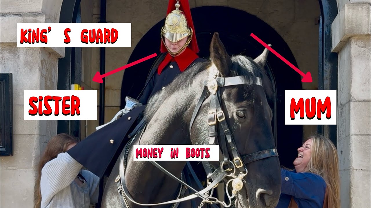 "Heartwarming Tradition: Mum and Daughter Surprise King's Guard with ...