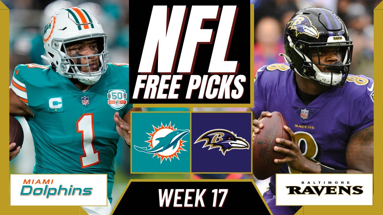 DOLPHINS vs. RAVENS NFL Picks and Predictions (Week 17) | NFL Free ...