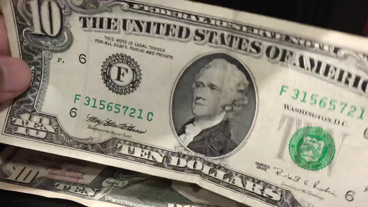 $10 USD New Banknote VS Old Banknote - YouTube