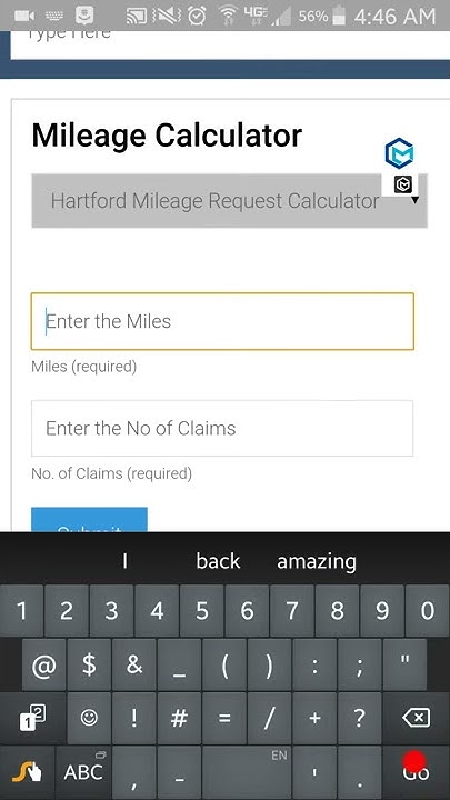 Mileage Calculator - YouTube
