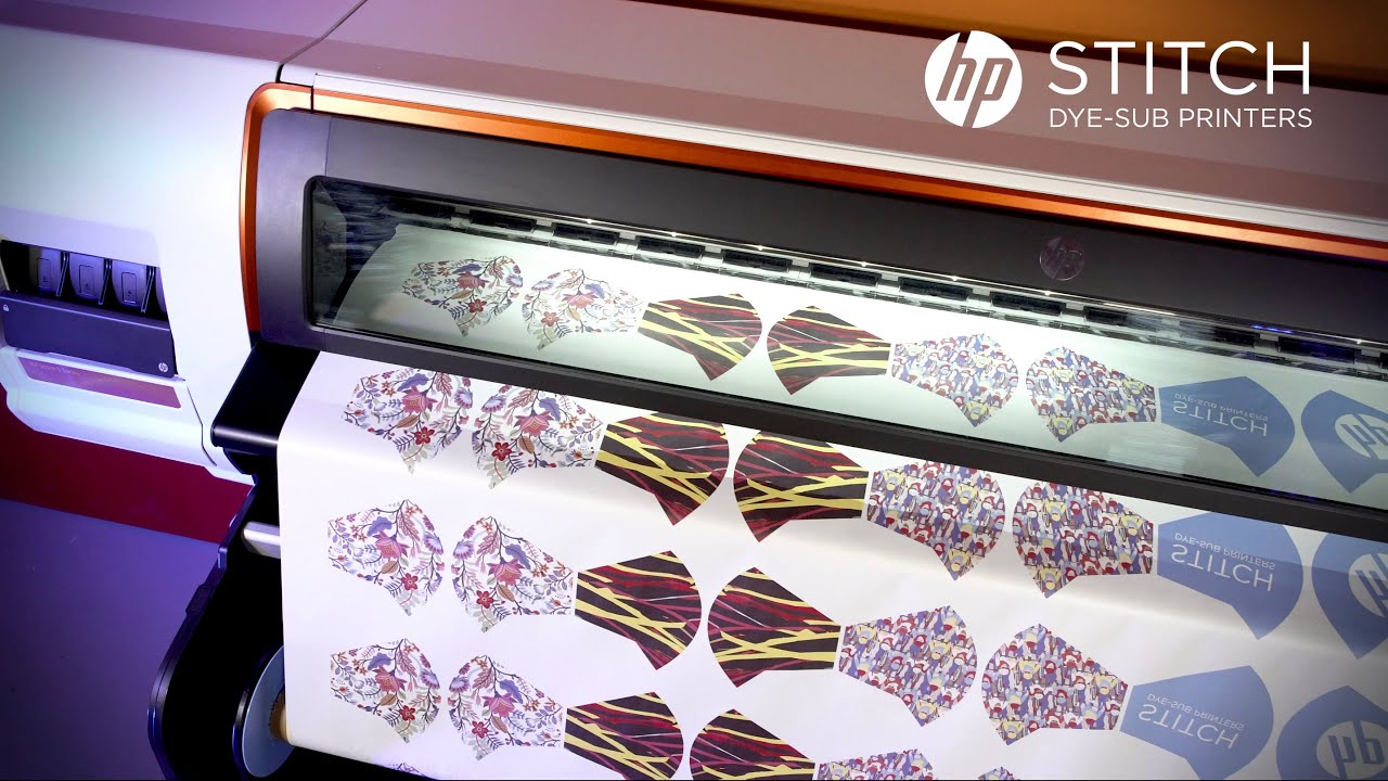 HP Stitch S500 Dye Sublimation Printer In More Detail - YouTube