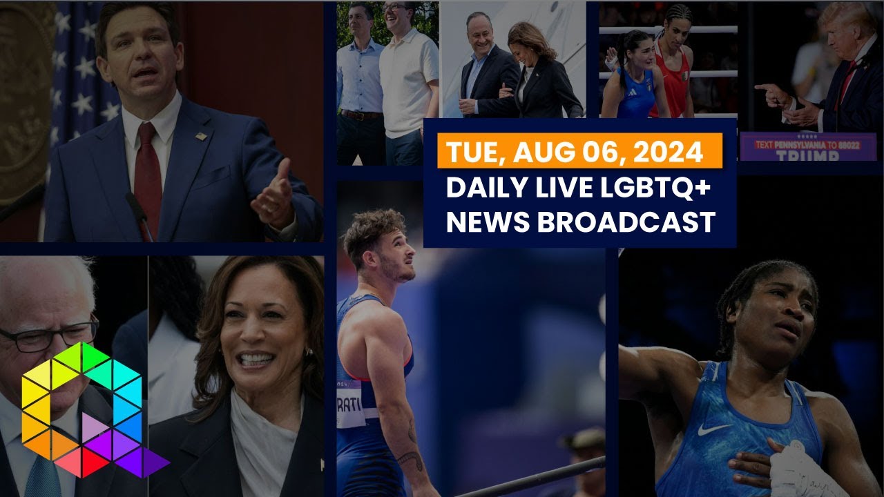 Tuesday, August 6, 2024 Daily LIVE LGBTQ+ News Broadcast | Queer News ...