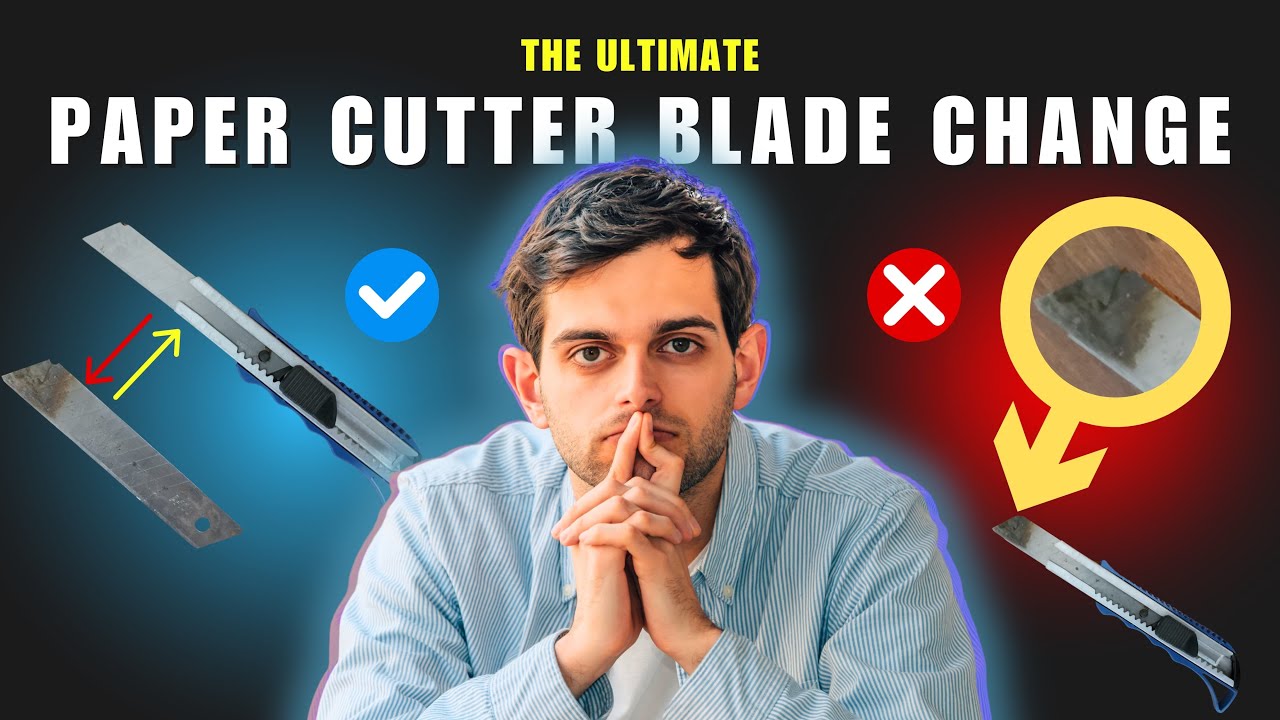 How to Change Your Papper Cutter Blade| Papper Cutter blade Replace ...