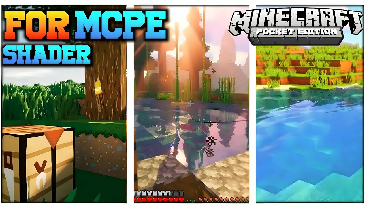 BEST SHADERS FOR MINECRAFT POCKET EDITION - YouTube