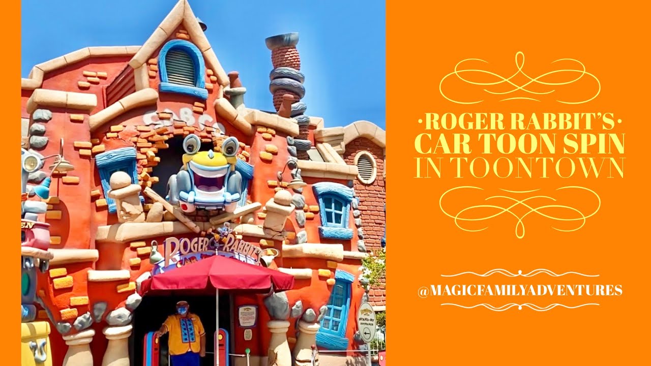 POV Roger Rabbit’s Car Toon Spin in Mickey’s Toontown at Disneyland ...