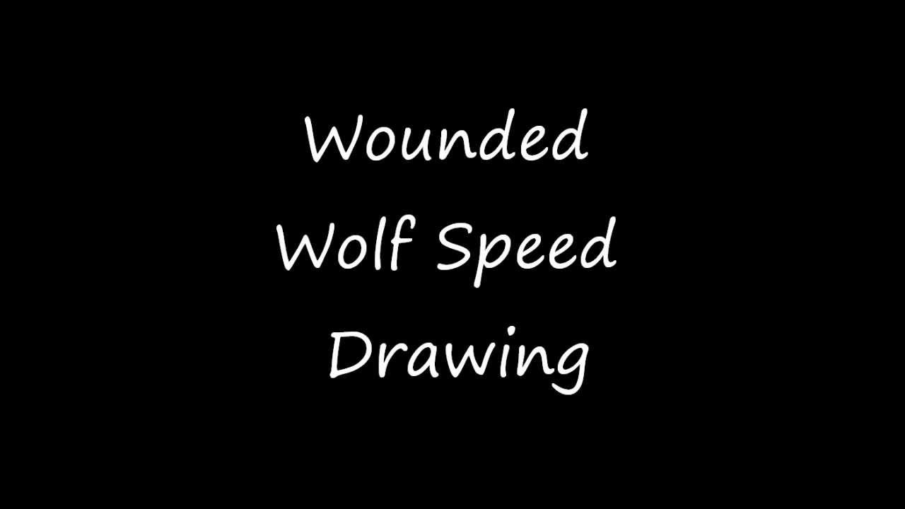 Wounded Wolf Speed Drawing in PS - YouTube