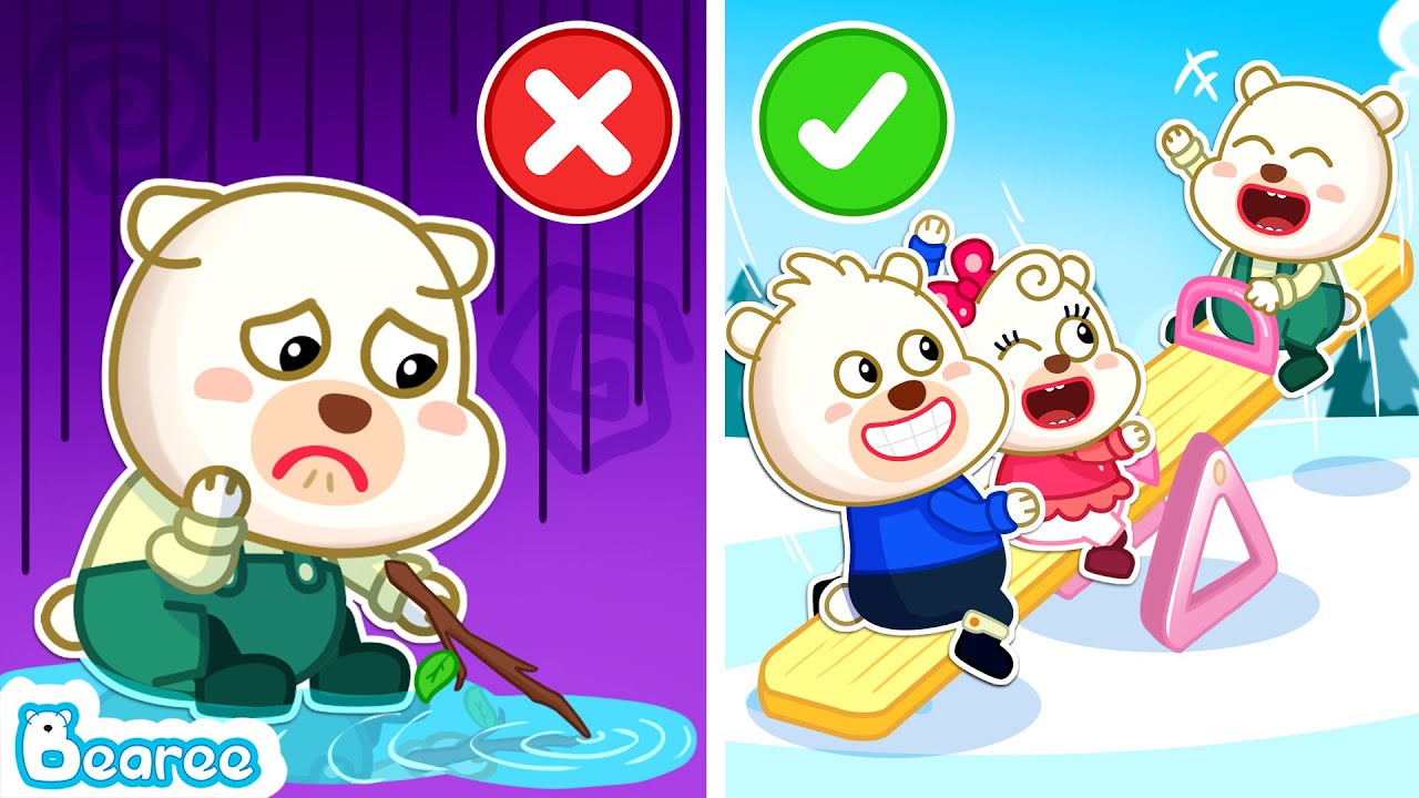 Bearee Tales 🐾📘🧸 Billy, Don't Feel Lonely! Let's Play Seesaw Together ...