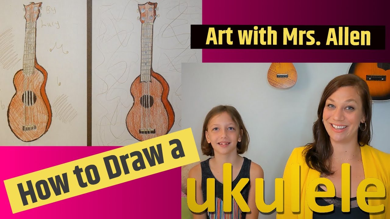 How to Draw a Ukulele! - YouTube