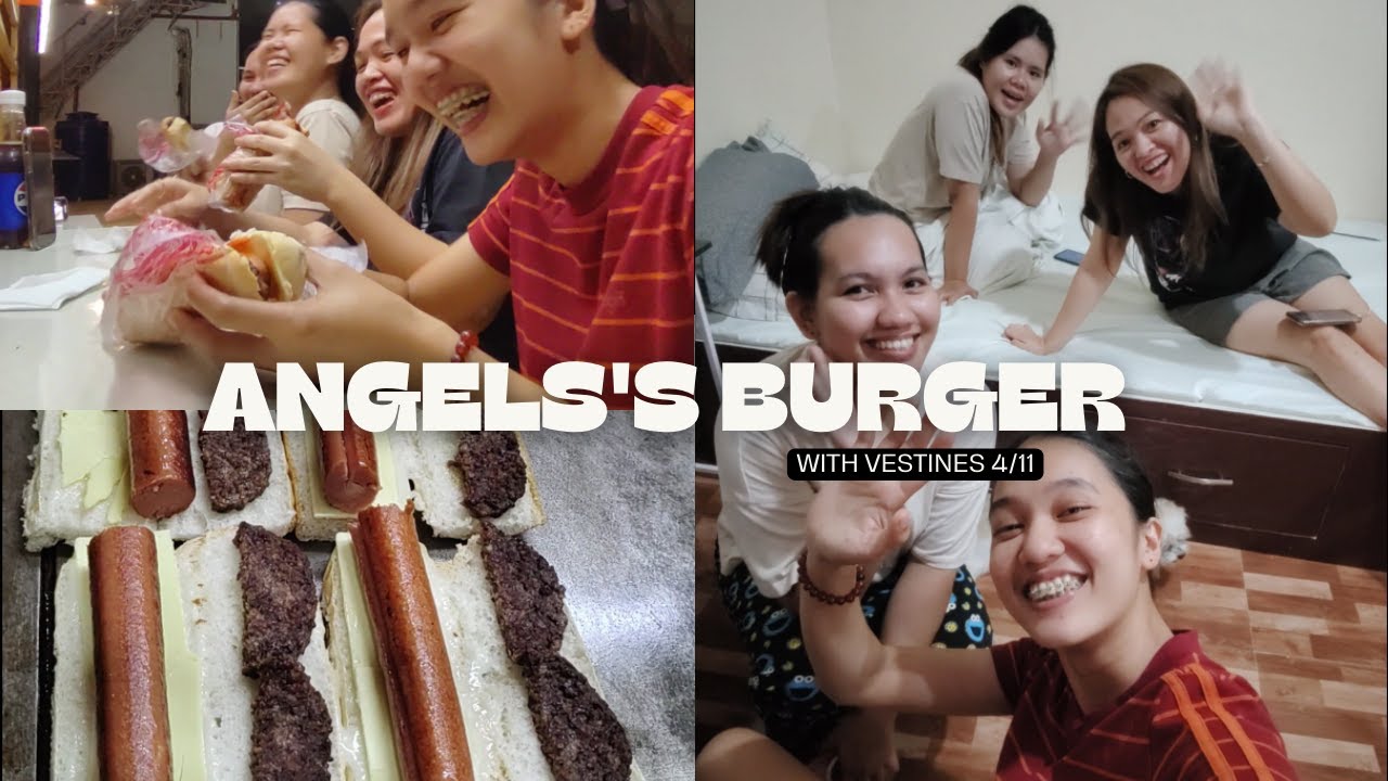 ANGELS BURGER w/ mah BESTFRIENDS | Louiela May Vlog - YouTube
