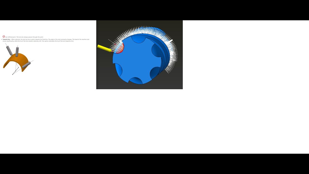 #5 surface finishing Multi axis in power mill - YouTube