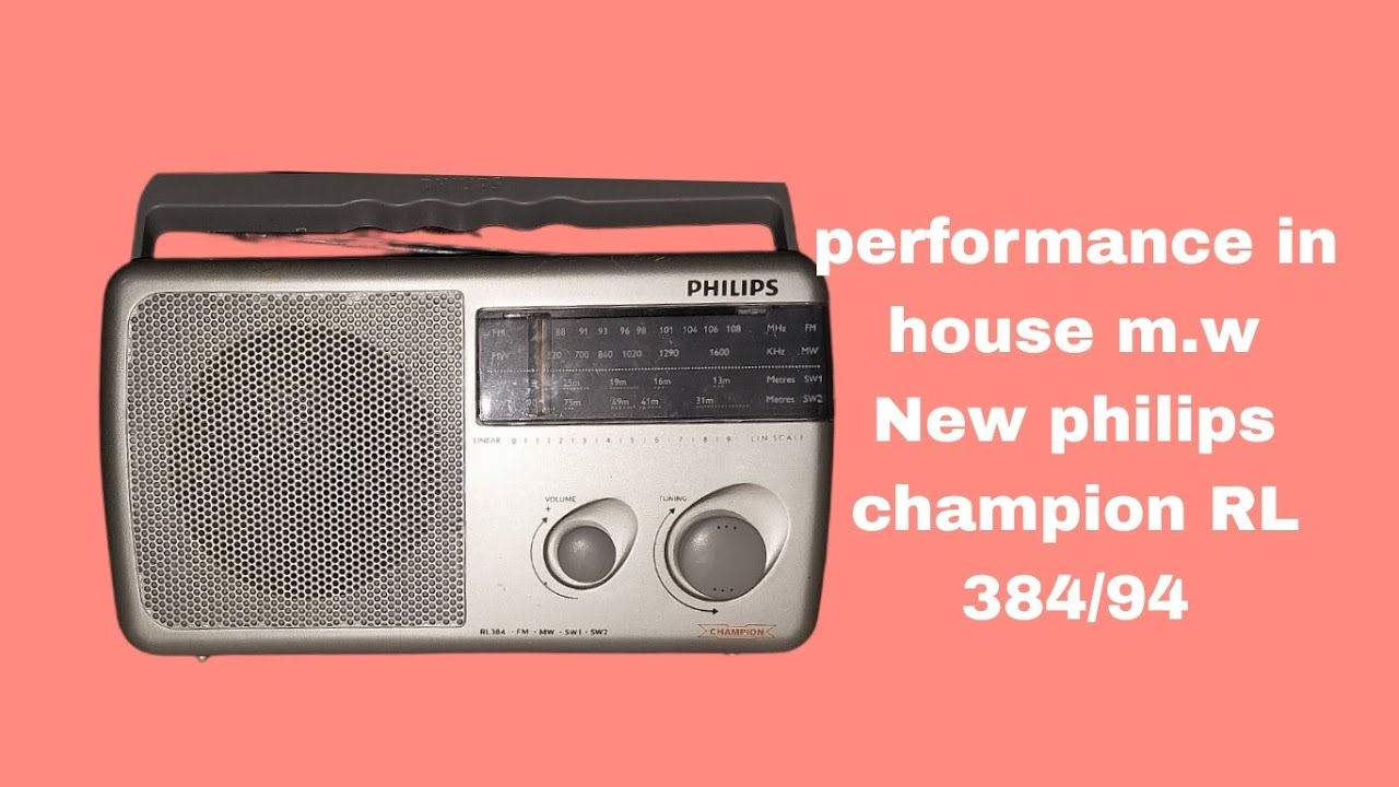 New philips champion RL 384/94 d.s.p base radio performance in house m ...