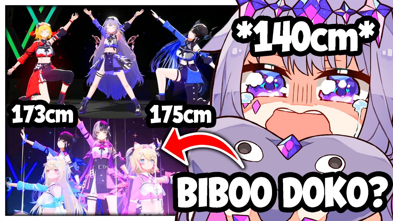 Biboo Suffers For Being Shortest Hololive EN Member at The HoloFes ...