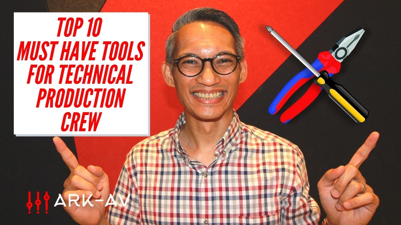 Top 10 Tools For Technical Production Crew! Must Haves for Stage Crew ...