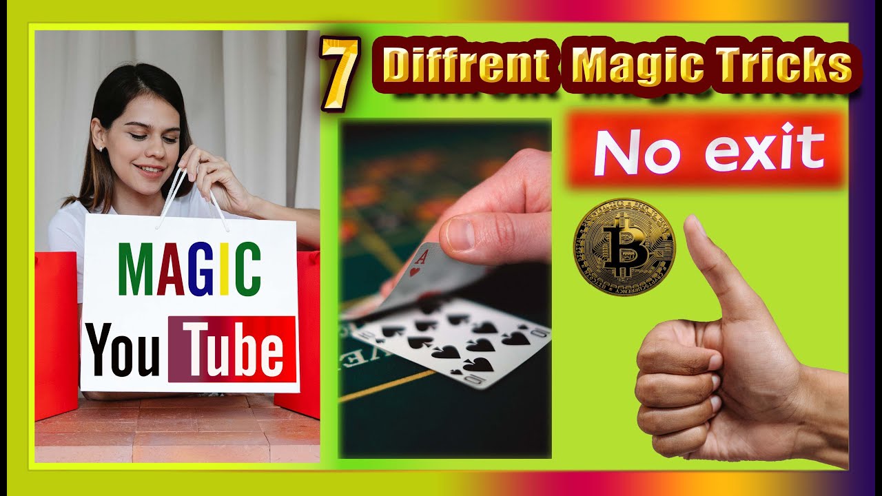 The BEST 7 Magic Tricks! ️ | Diffrent Magic Tricks! ️ - YouTube